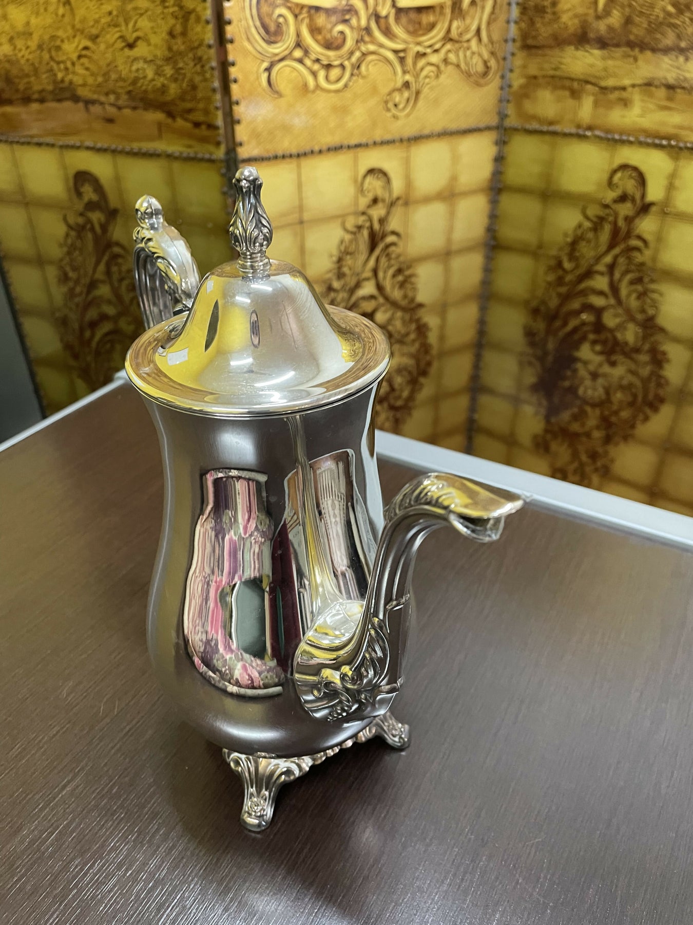 Bule de café vitoriano – Jardin Velharia